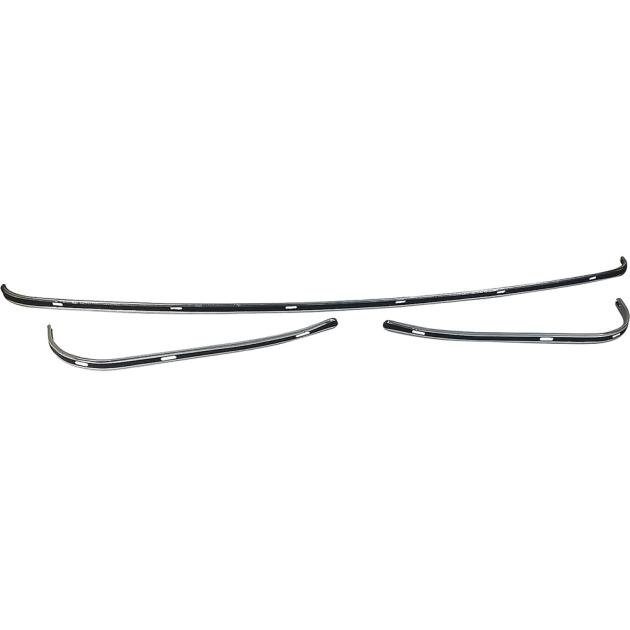 OER 1966 Mustang, Convertible Top Rear Tacking Strip Set, 3 Pieces ...